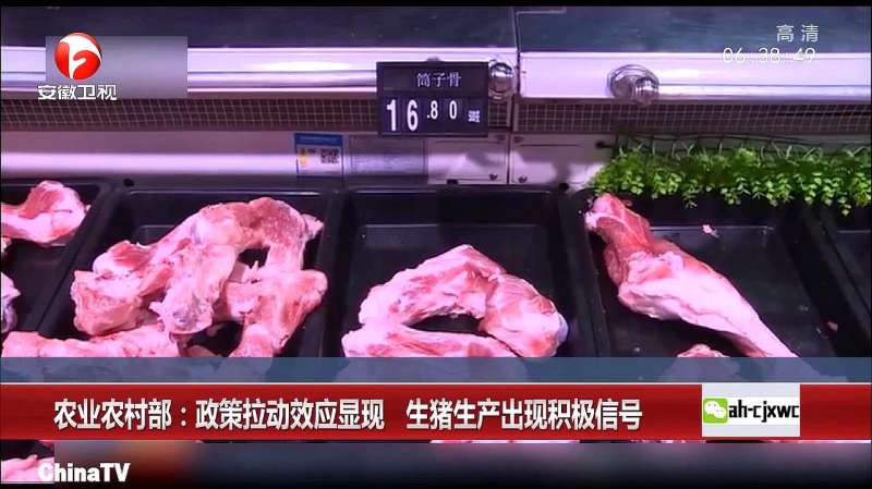 农村农业部:政策拉动效应显现,生猪生产出现积极信号