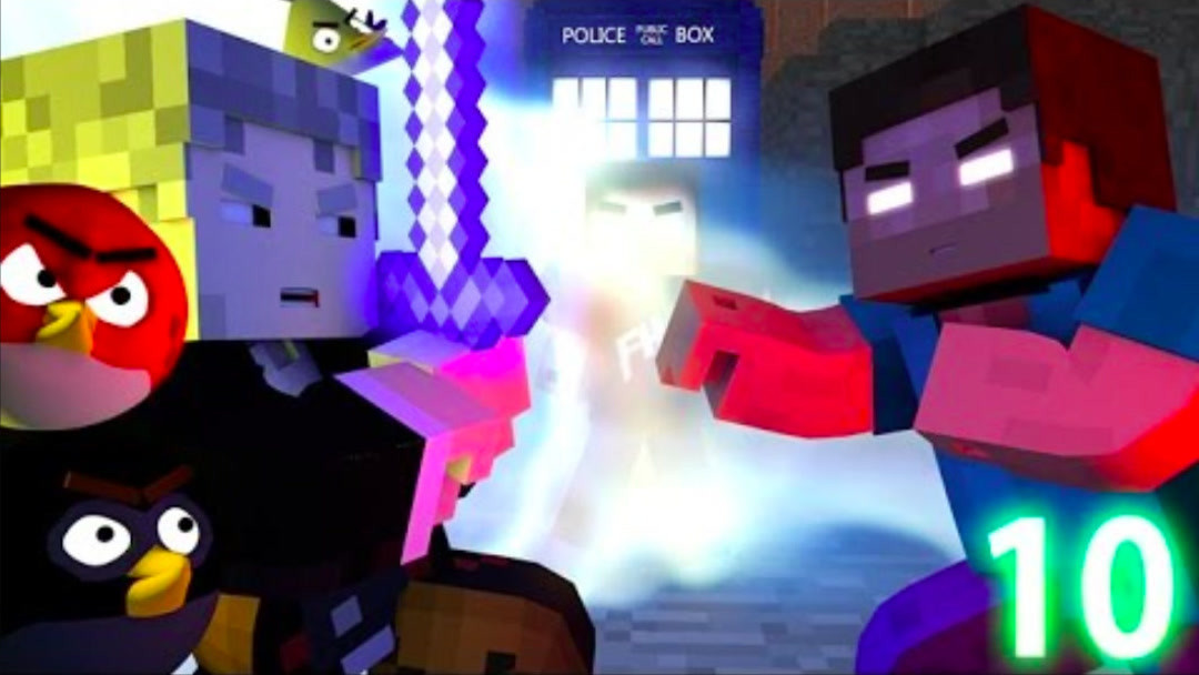 我的世界搞笑动画 史蒂夫阵亡!小伙伴的报仇计划!