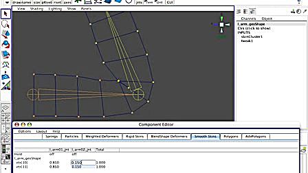 Maya角色搭建动画技术教程2-身体蒙皮权重02B【lanqb.com】分享