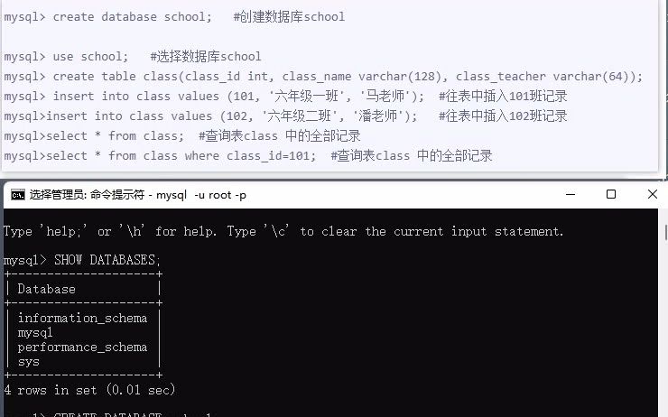 数据库和表的基本操作