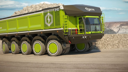 还有能"旋转360度的汽车",可以自动卸货,还是德国制造