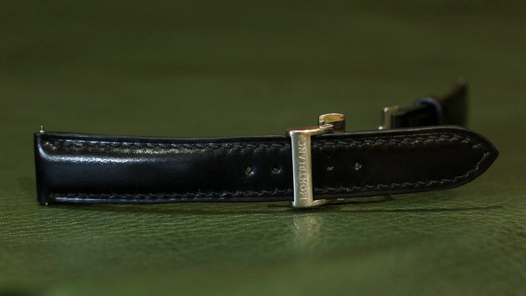 手工皮具马臀皮表带制作