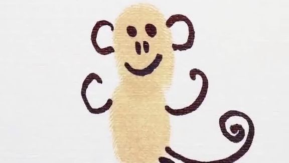 用字母画插画