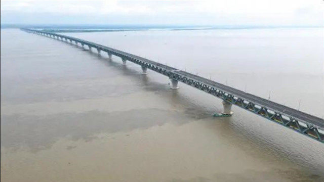 "中国建造"再添新名片,孟加拉国的帕德玛大桥,...