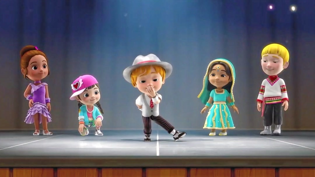 超级飞侠:舞台表演开始,跟着节拍舞动起来,小朋友跳得太棒了