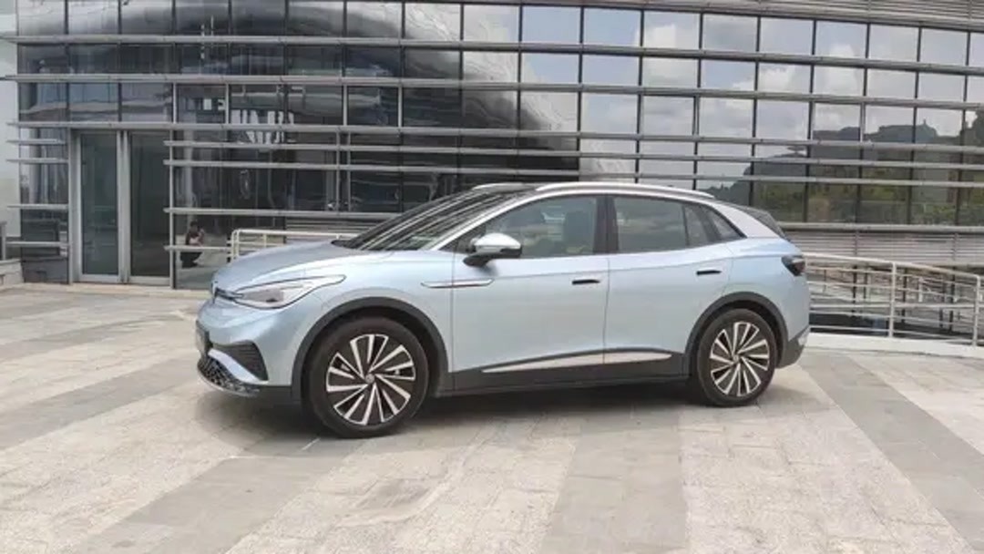 实拍大众ID.4X|最长续航555KM,和特斯拉比有几分胜算