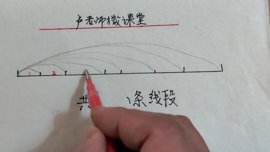 数一数有多少条线段,很多人数错了