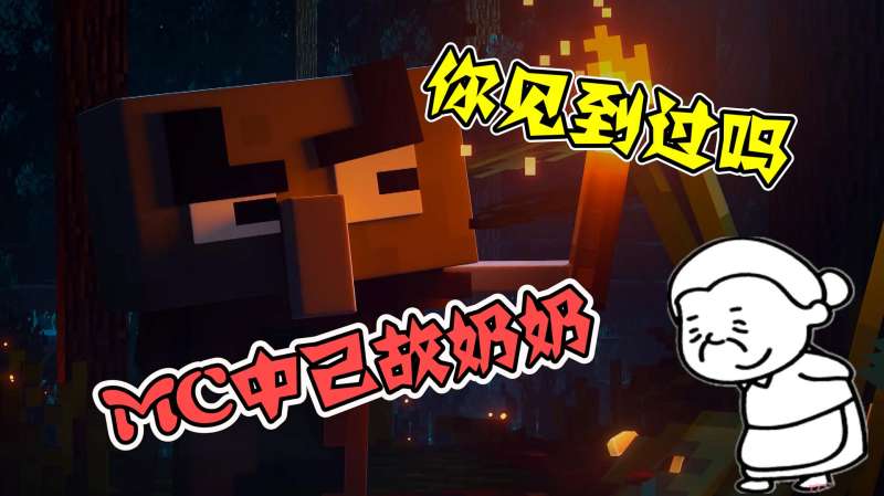 我的世界:最感人的诡异事件,你见过MC里去世的奶奶吗