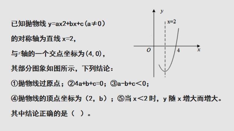 九年级数学:二次函数知识点梳理,这些知识要掌握,真题回顾