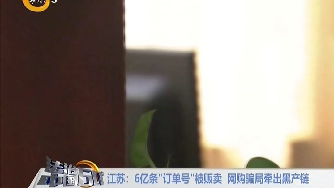 江苏:6亿条”订单号”被贩卖 网购骗局牵出黑产链