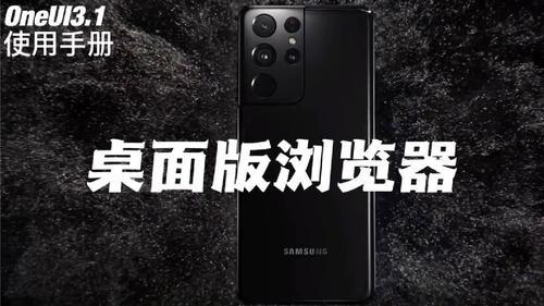 OneUI3.1运用手册134-桌面版浏览器