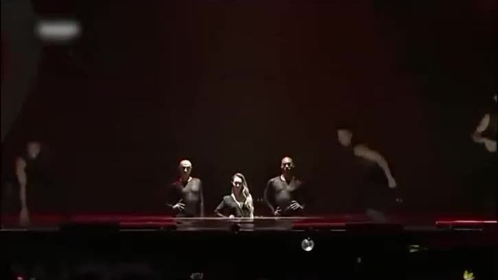 蔡依林演出现场,舞姿优美,歌声动听!