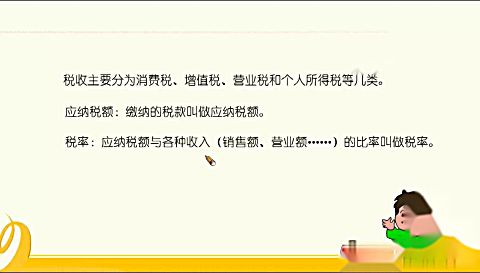 六下数学微课 2.3税率