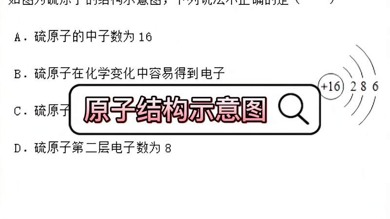 初三化学—原子结构示意图