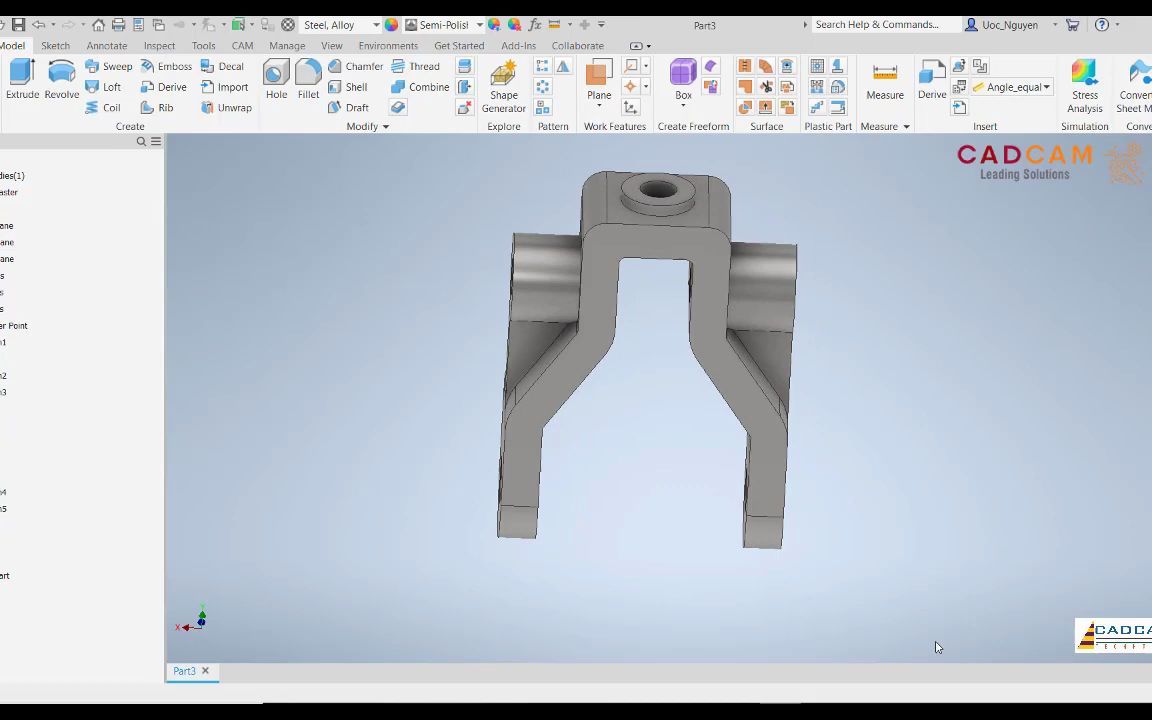 Inventor 2020 教程#156| 3D 模型 Basic Benginers