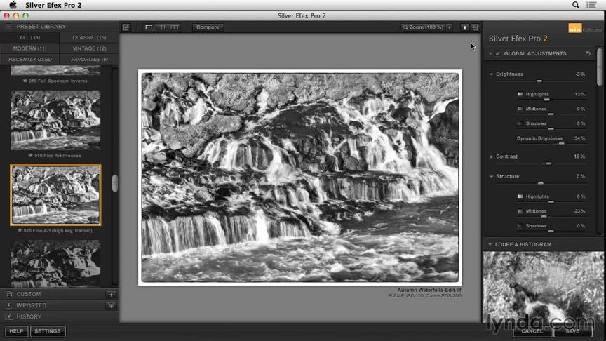 Google Nik Collection 摄影图像后期滤镜使用教程01_04-界面
