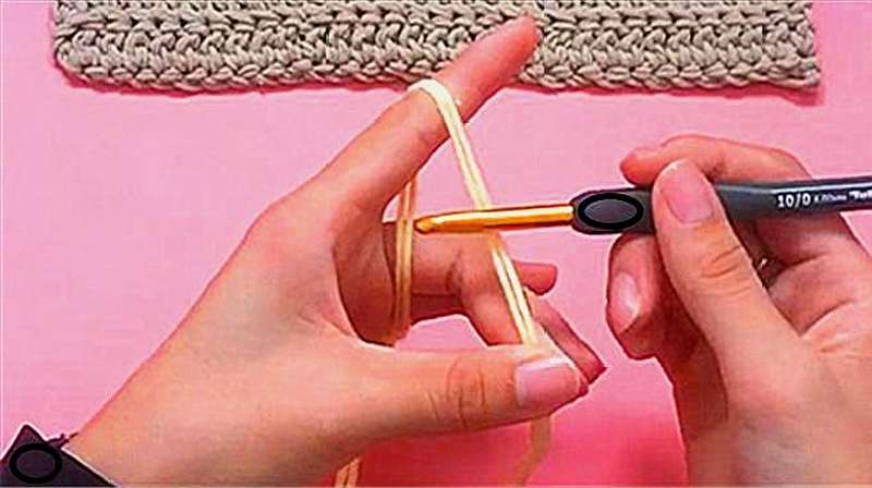 编织知识:长针围巾编织教程第一步,最适合新手的钩针围巾