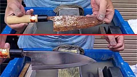 有30年磨刀经验的师傅教你如何磨刀又快又锋利