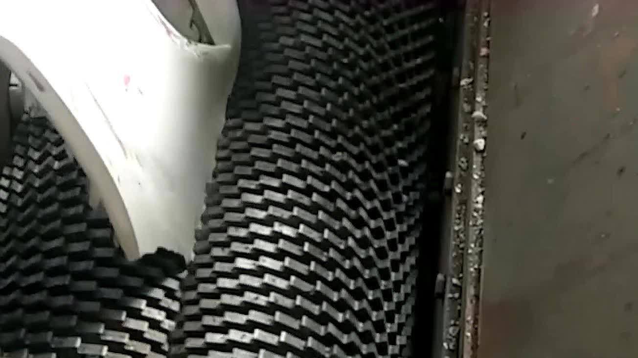 原来废品回收后,都到了这里,进行这样的处理!