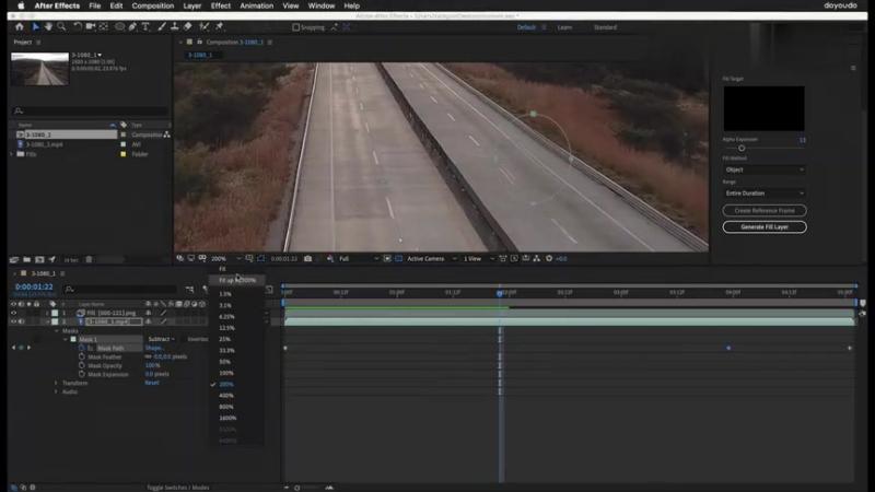 AE新功能:快速消除视频中不想要的物体