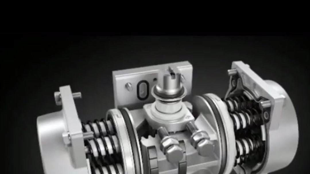 3dmax产品三维展示动画,AT气缸的运行结构! #气动球阀 #三维动画