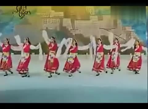 舞蹈教学视频藏族舞蹈《洗衣歌》[高清]