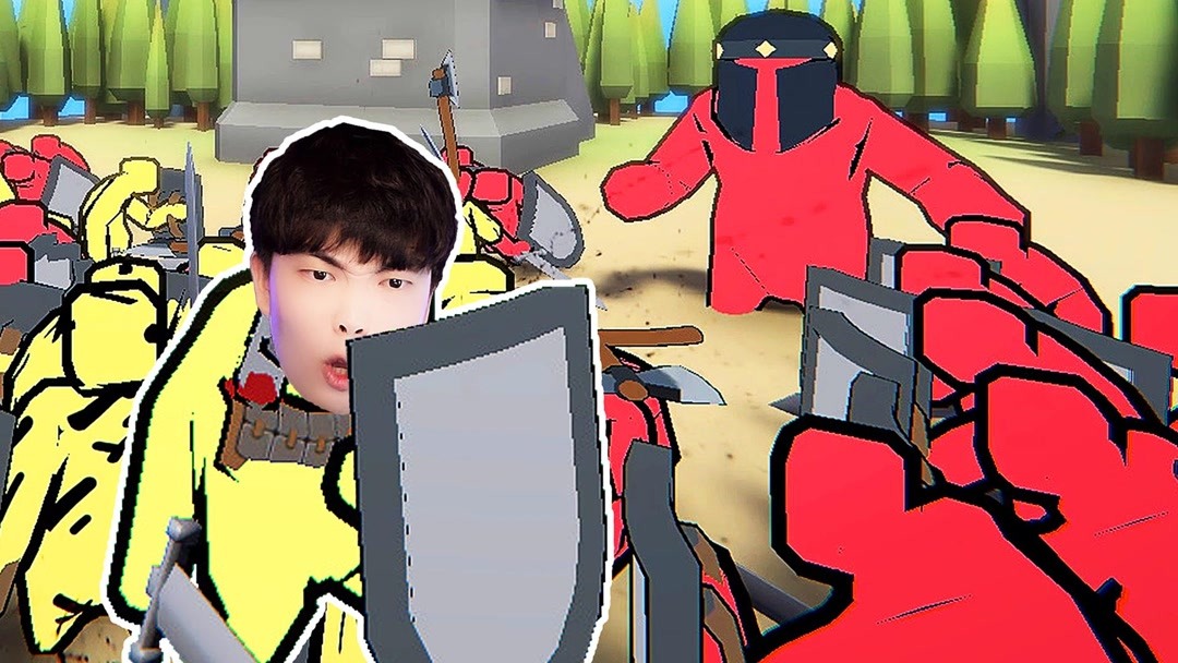 超逼真的攻城模拟器,我凭一己之力打下拥有100个小兵的城池!