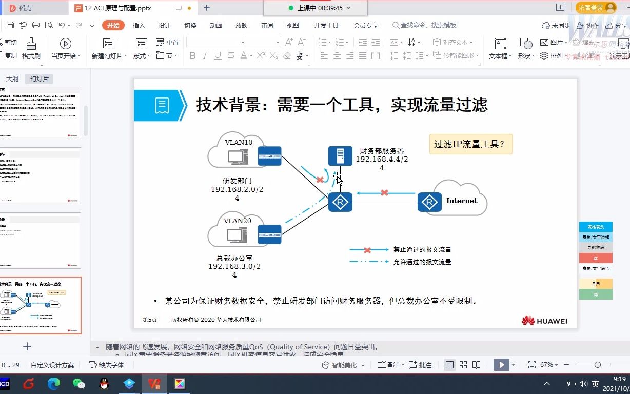 24.华尔思 Tom老师---华为HCIA ACL访问控制列表--2021-10-23