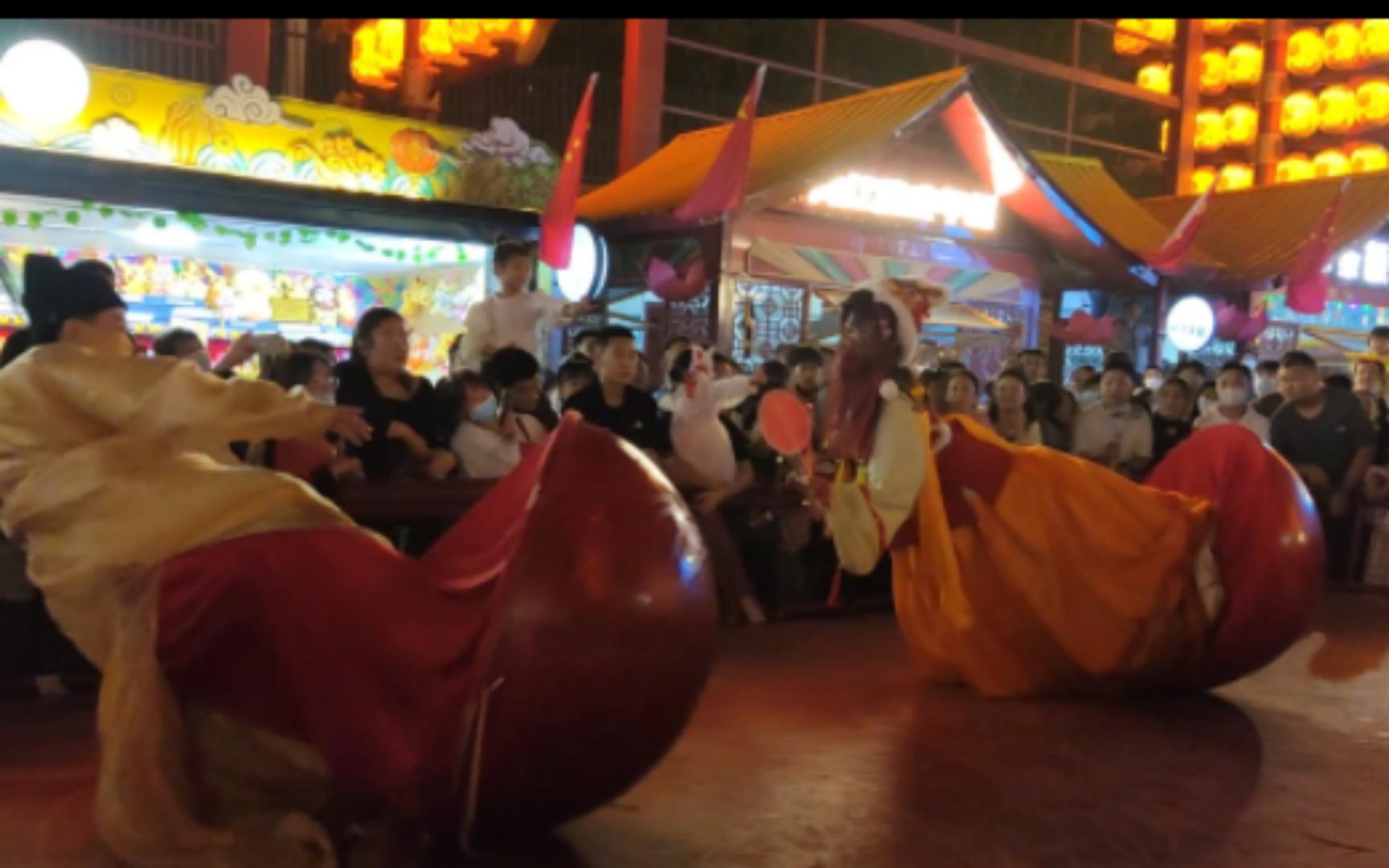 【国风表演】不夜城不倒翁表演