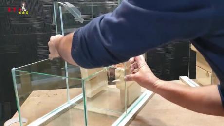 手工制作,用废弃玻璃建造漂亮的鱼缸,超级实用!