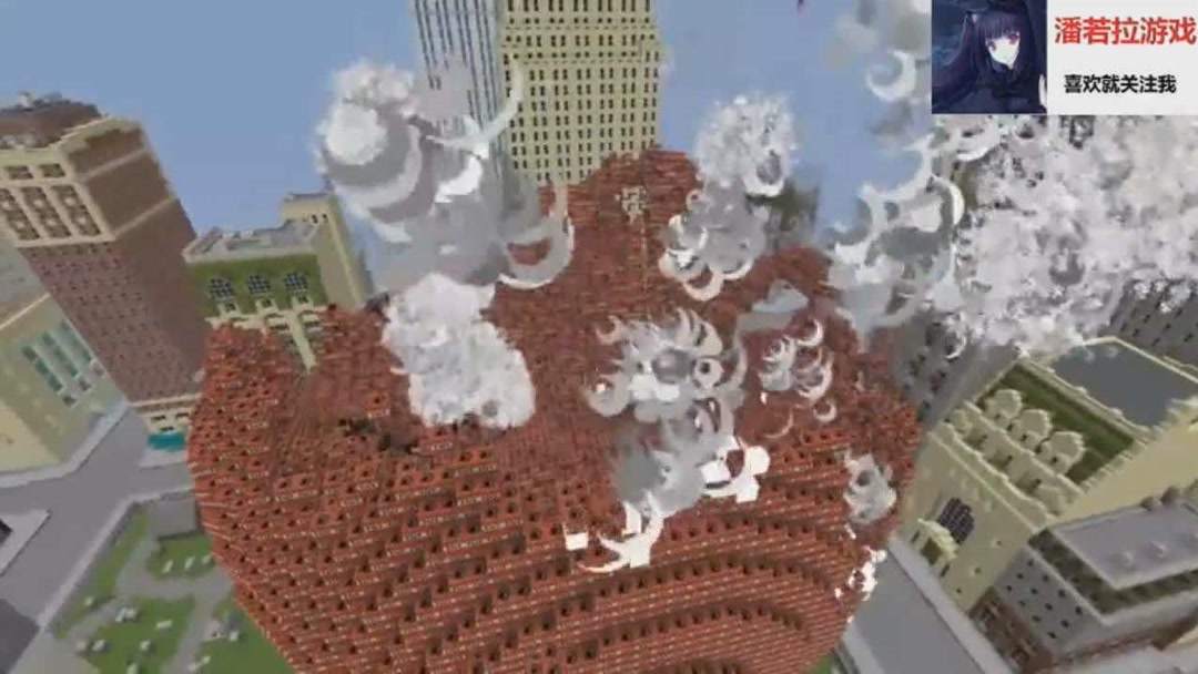 我的世界动画引爆100万个TNT