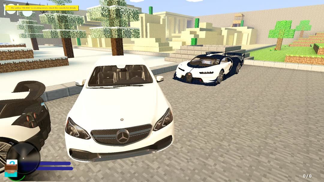 我的世界 豪车汽车展,我买了奔驰跟布加迪
