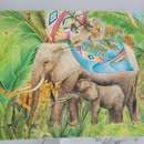 鹿鸣晓绘画唱歌老跑调 