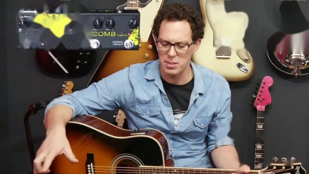 CL 木吉他民谣电箱琴di综合效果器 前级二段均衡合唱延迟混响激励di等