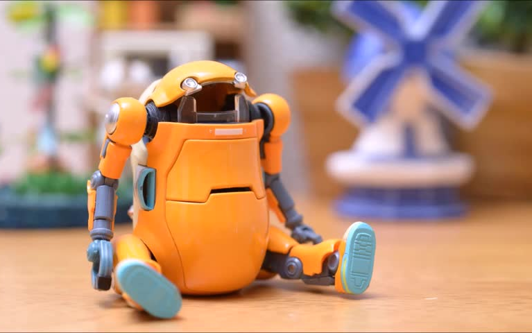 创意十足的定格动画美食:机器人食物