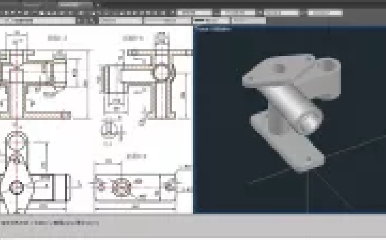 CAD三维建模教程,教你用CAD组合装配建模法,cad小白也能学会哦
