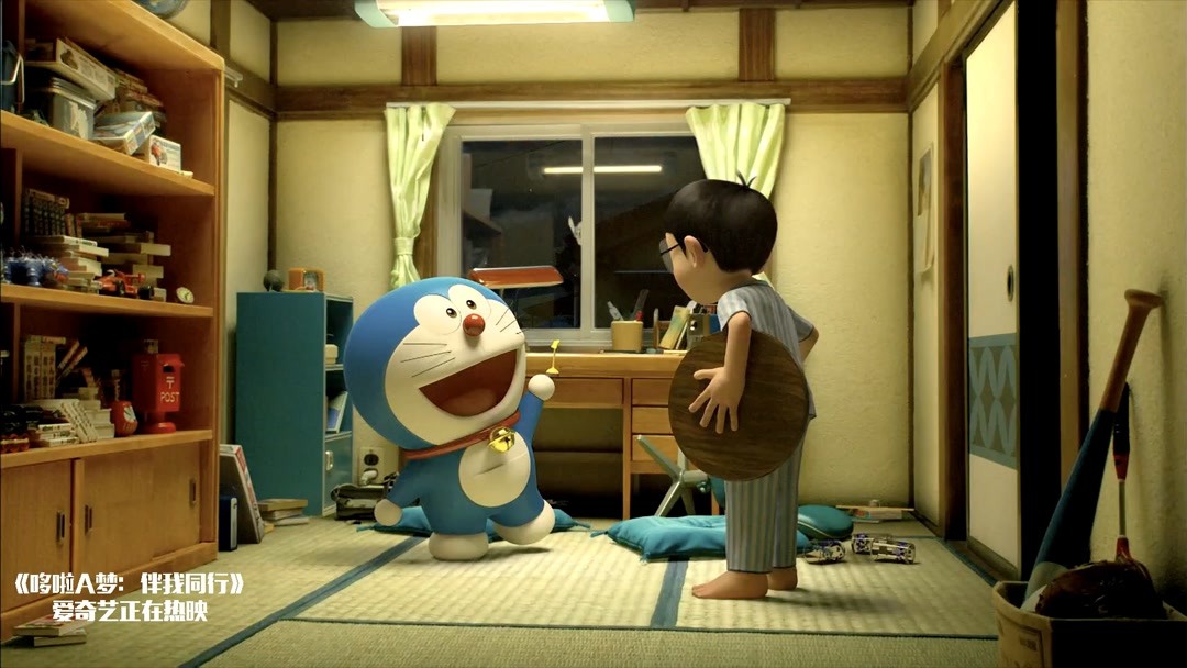 哆啦A梦:哆啦A梦给大雄竹蜻蜓,大雄觉得很新奇,神奇的东西