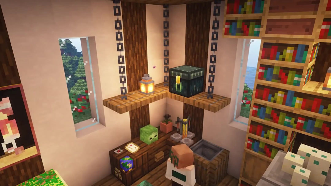 我的世界:建造一个神秘美丽的城堡吧