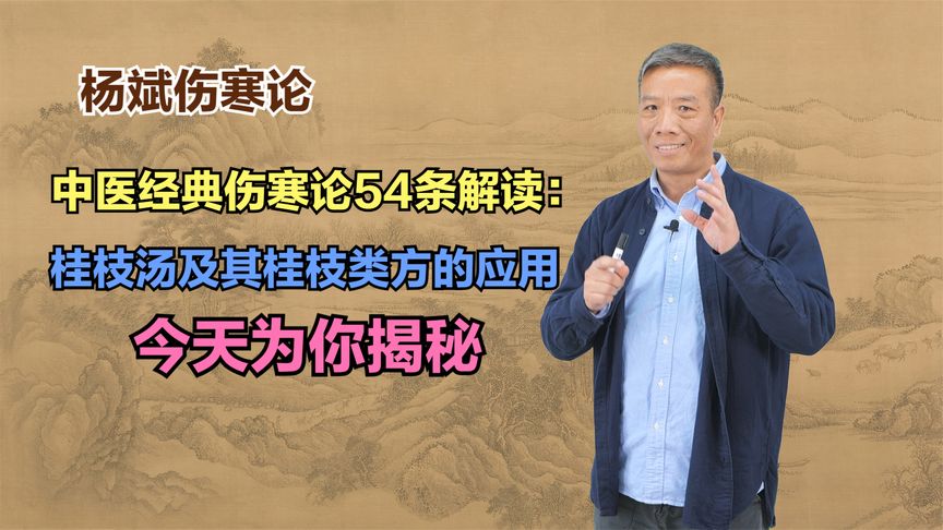 中医经典伤寒论54条解读:桂枝汤及其桂枝类方的应用