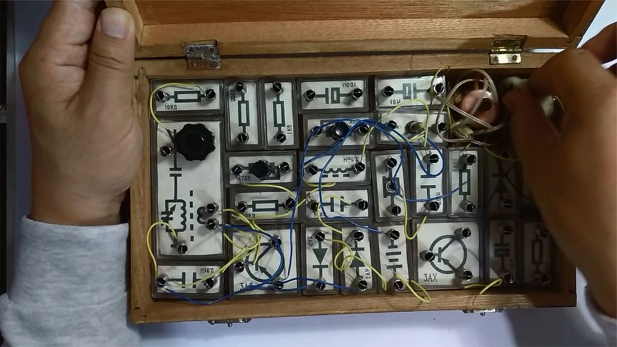 DIY之满满的回忆学生电子实验箱