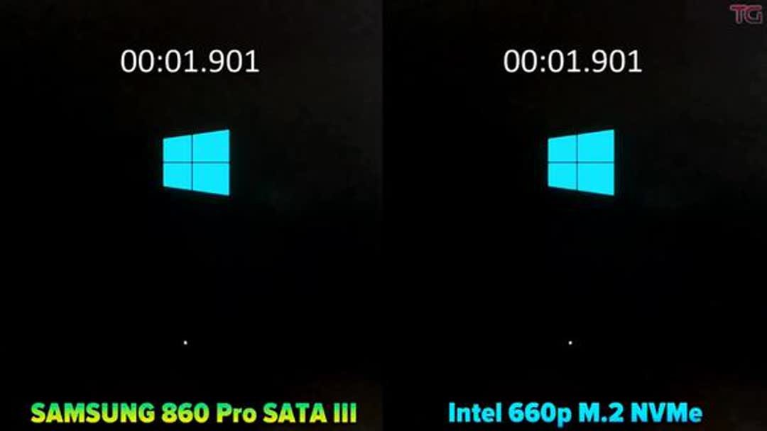 M.2NVME协议跟SATA协议的固态硬盘两者的差距大吗,来看对比