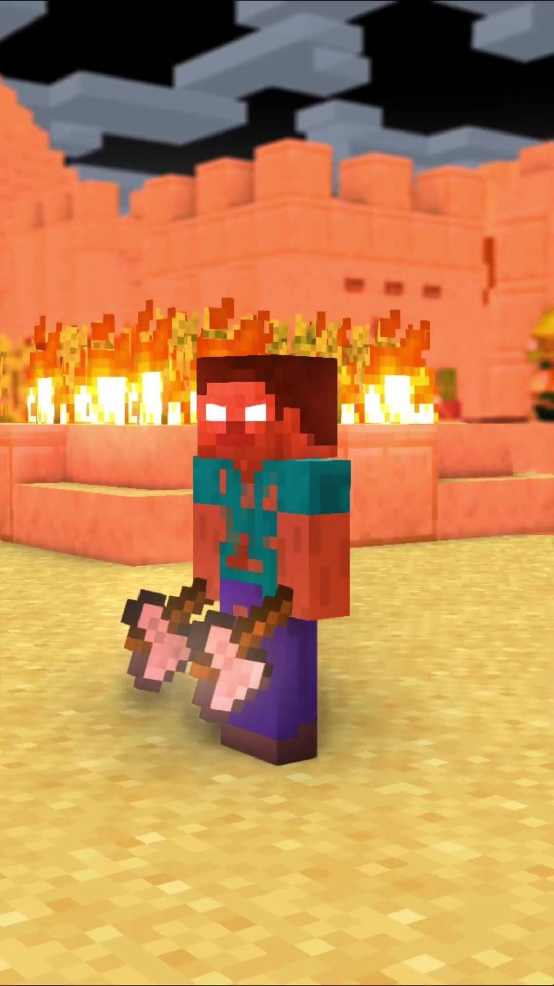 我的世界:惹到Him,掠夺者们算是踢到钢板了!