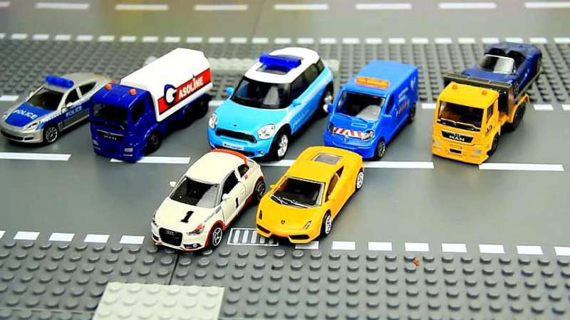 亲子玩具:大卡车运输汽车玩具模型