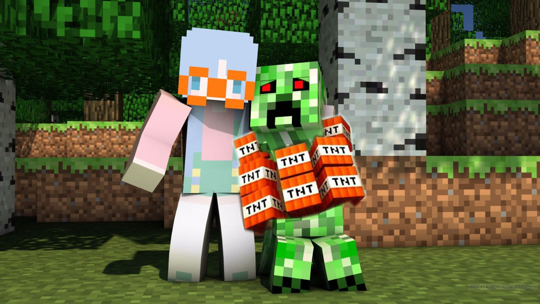 变异苦力怕TNT炸出天坑!MC搞笑模组实验室EP26