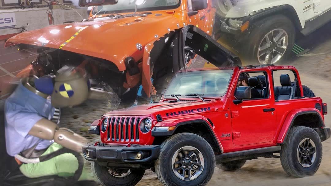 越野硬汉竟如此"软蛋"?牧马人碰撞测试仅获一星