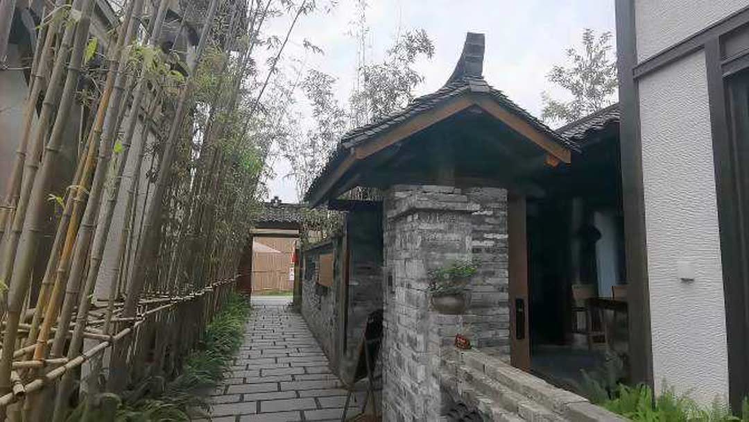 大邑县田园综合体风格,精装独栋,院子太漂亮