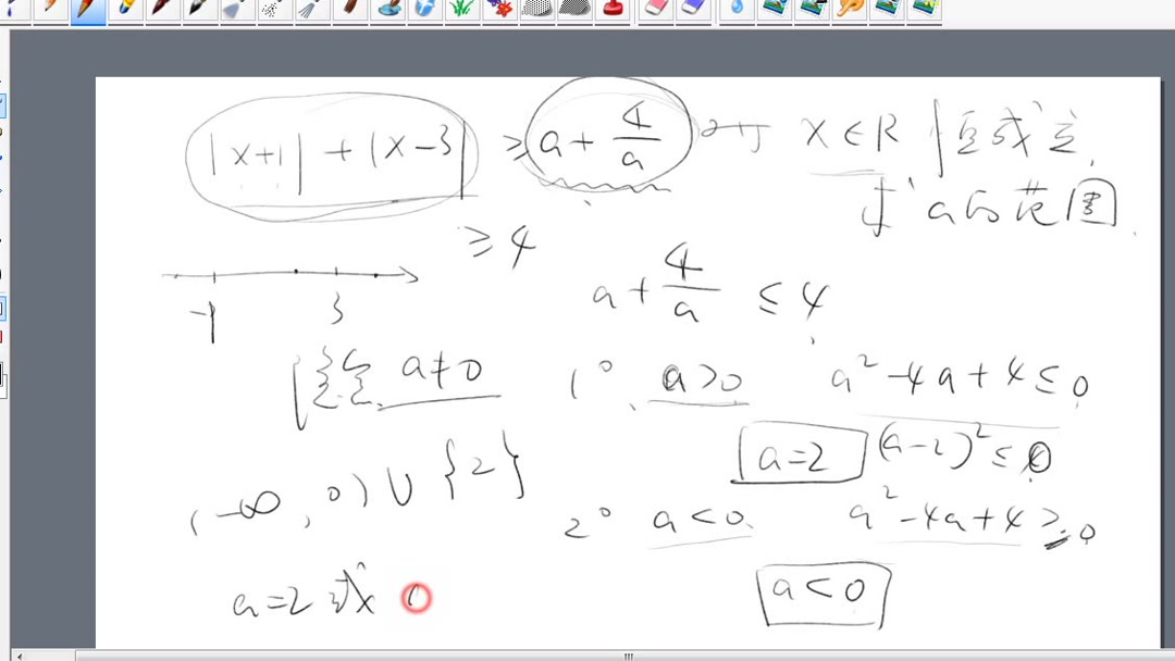 数学会--第94讲 含绝对值不等式的典型例题