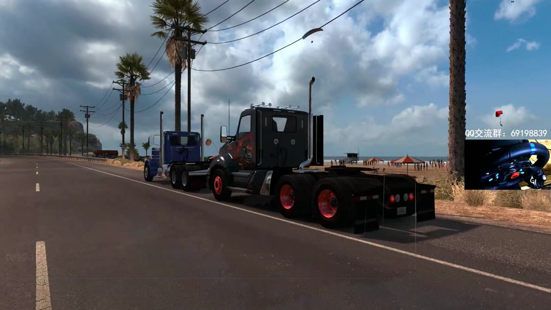 【洛神】美国卡车模拟-联机趣事 S01E07