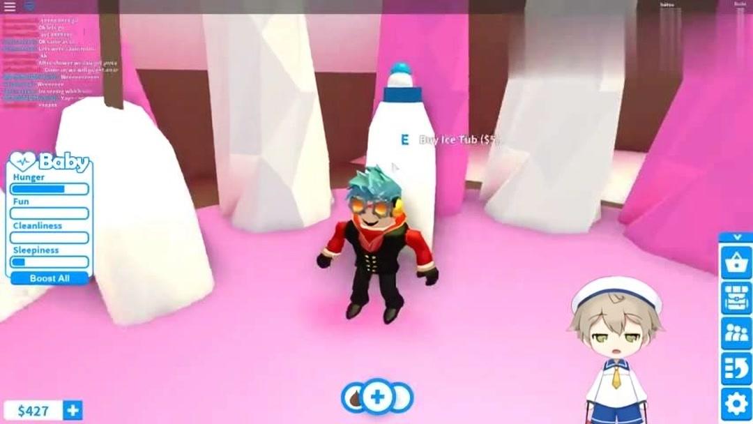 小格解说Roblox收养模拟器:小格的模拟人生!滑翔伞穿越糖