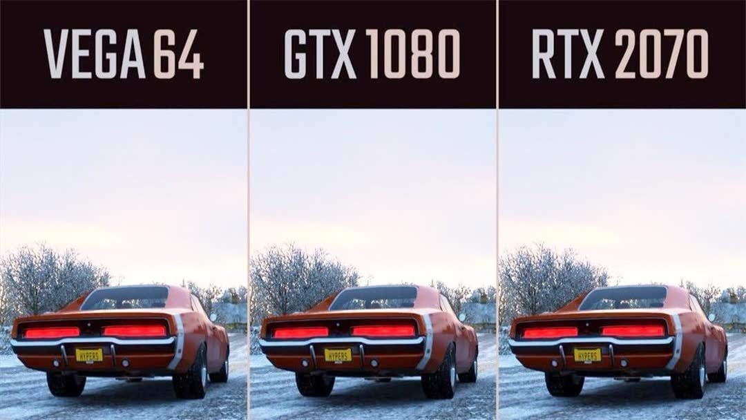 Vega 64 vs GTX 1080vsRTX 2070显卡对比(I7-9700K,2K分辨率)